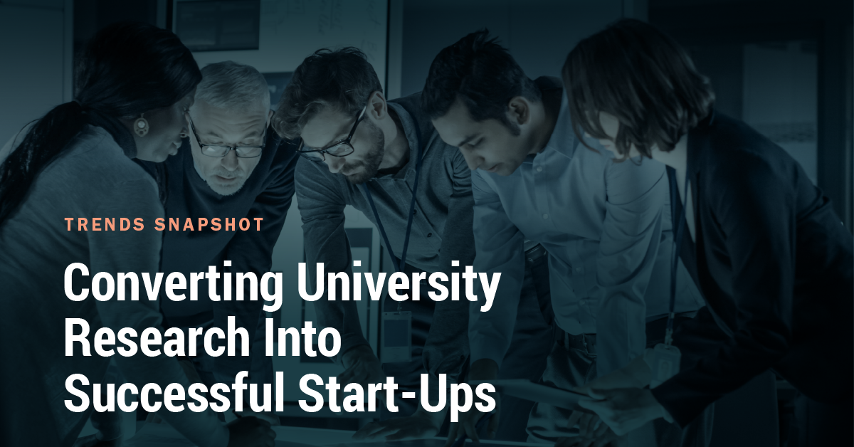 Converting University Research Into Successful Start-Ups
