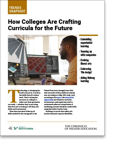 How Colleges Are Crafting Curricula for the Future