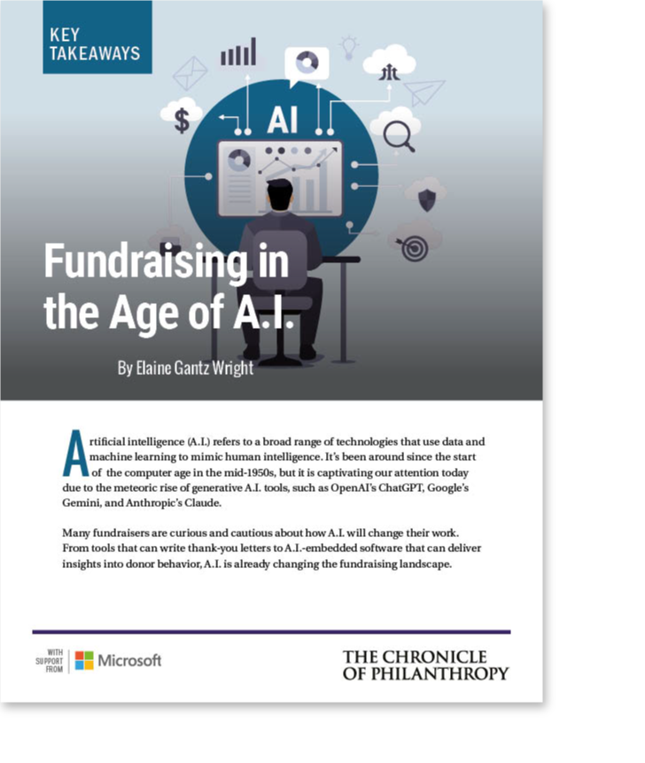Fundraising in the Age of A.I.